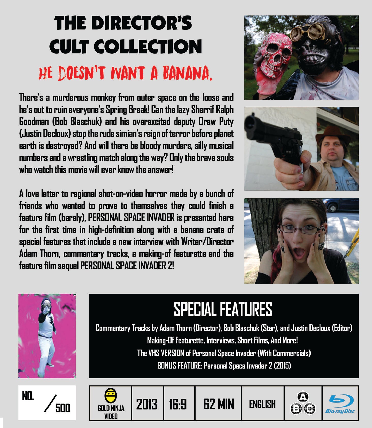 Blu-ray: Personal Space Invader – Gold Ninja Video
